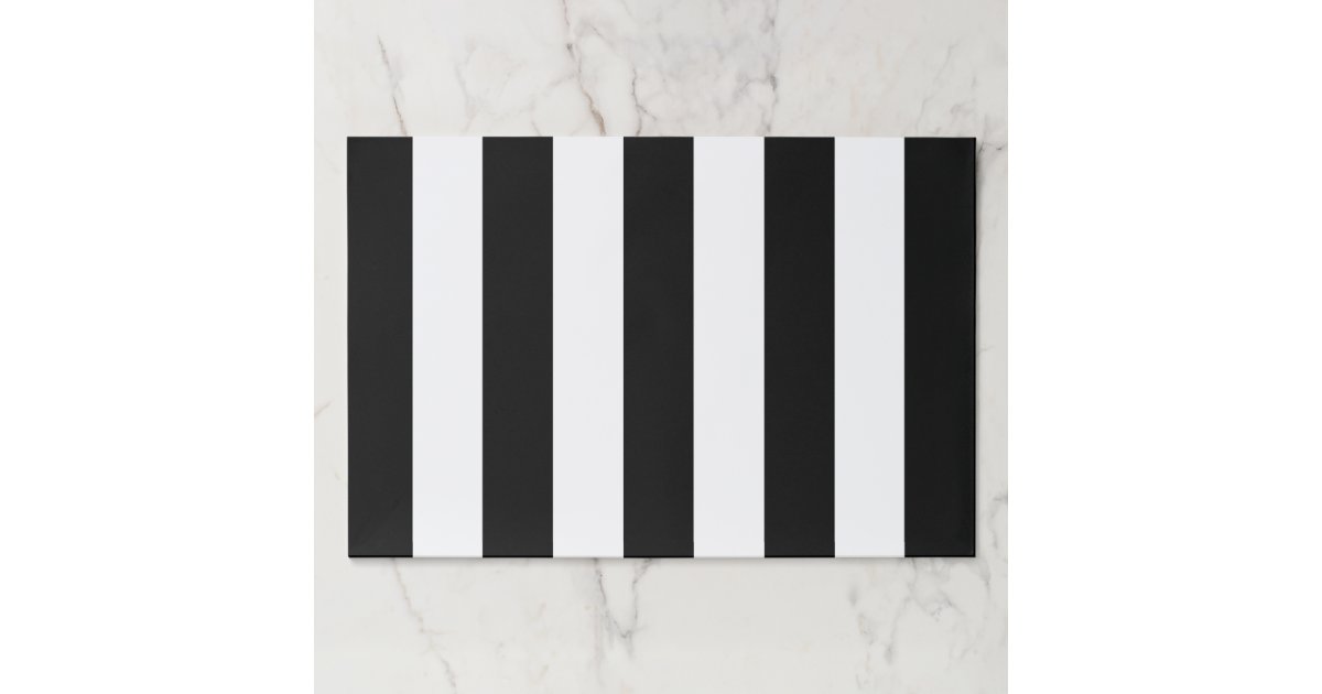 Black and White Stripes, Striped Pattern, Lines Paper Pad | Zazzle