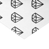 Black and white version of diamond tissue paper | Zazzle