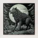 Black and white Vintage Werewolf Ai Art Jigsaw Puzzle | Zazzle