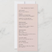 black and white wedding program | Zazzle