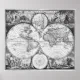 Black and White World Map (1670) Poster | Zazzle