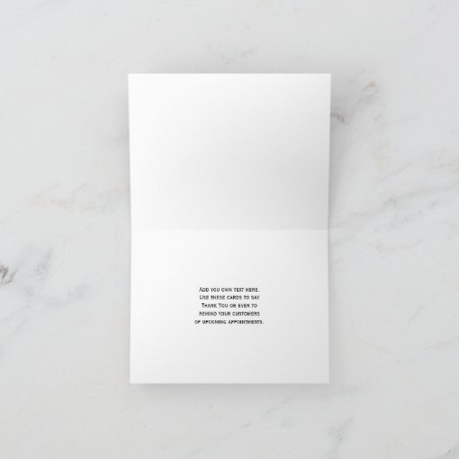 Black and White Yorkshire Terrier Yorkie Thank You Card | Zazzle
