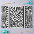 Black and White Zebra Print Decoupage Tissue Paper | Zazzle