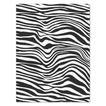 Black and White Zebra Print Tissue Paper | Zazzle