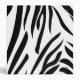 Black and White Zebra Print with Hot Pink Binder | Zazzle