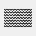 Black and White Zigzag Pattern, Chevron Pattern Rug | Zazzle
