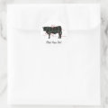 Black Angus Beef Butcher Chart - Tasty Yummy Classic Round Sticker | Zazzle