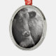 Black Angus Beef Cow Metal Ornament | Zazzle