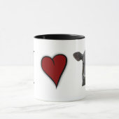 Black Angus Beef - I love heart design Mug | Zazzle