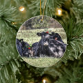 Black Angus Cows Christmas Ornaments | Zazzle