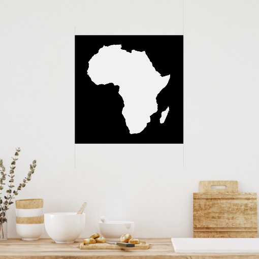 Black Audacious Africa Poster | Zazzle