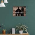 Black Barn Brown Wood Rustic Farmhouse Country Art Poster | Zazzle