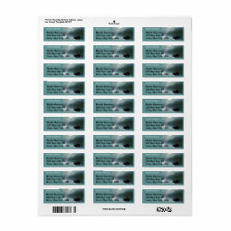 BLACK BEAR Wildlife Return Address Labels | Zazzle