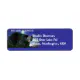 BLACK BEAR Wildlife Return Address Labels | Zazzle