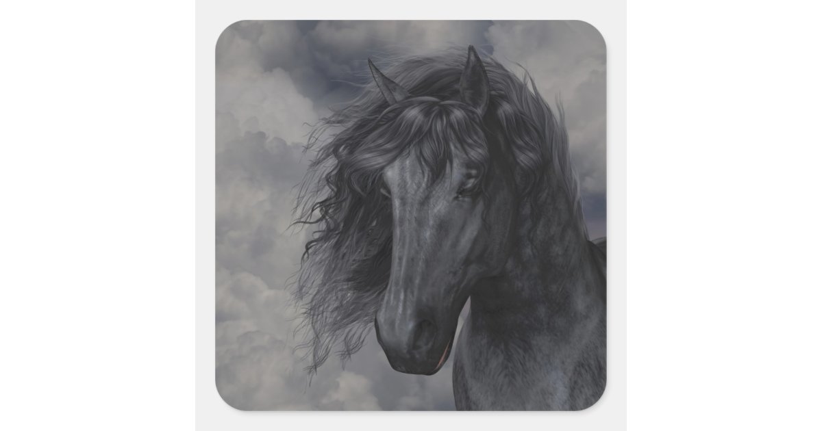 Black Beauty Sticker | Zazzle
