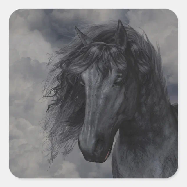 Black Beauty Sticker | Zazzle