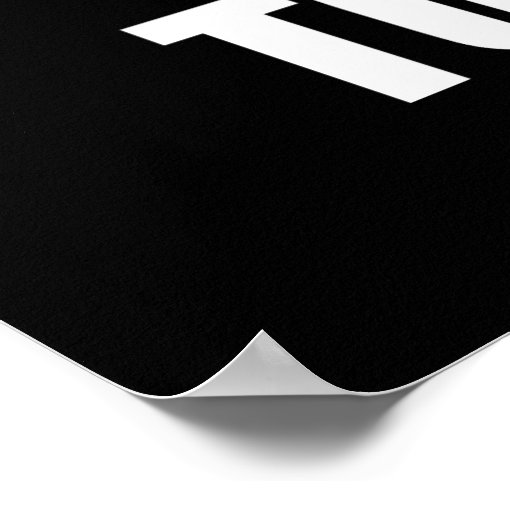 Black Belt Refusal Poster | Zazzle