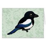 Cute Black-billed Magpie by Birdorable