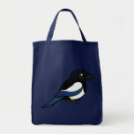 Cute Black-billed Magpie by Birdorable