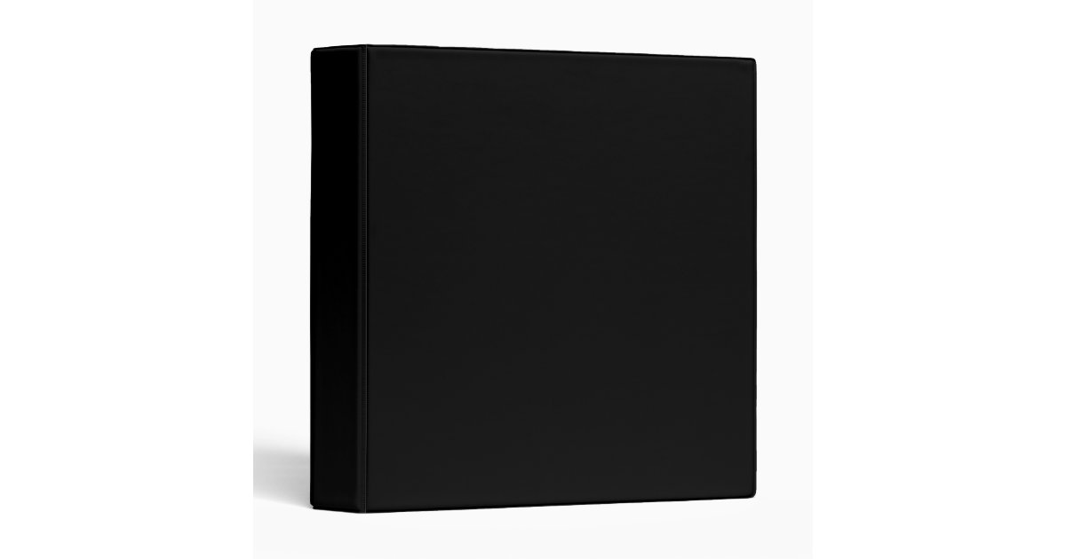 Black Binder | Zazzle
