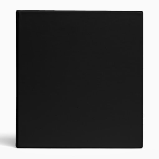 Black Binder | Zazzle