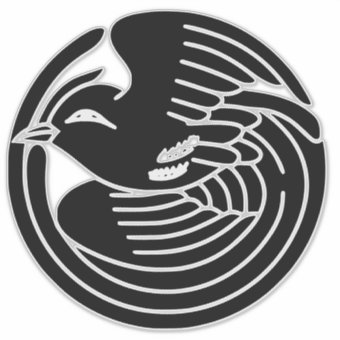 Black bird transparent sticker | Zazzle