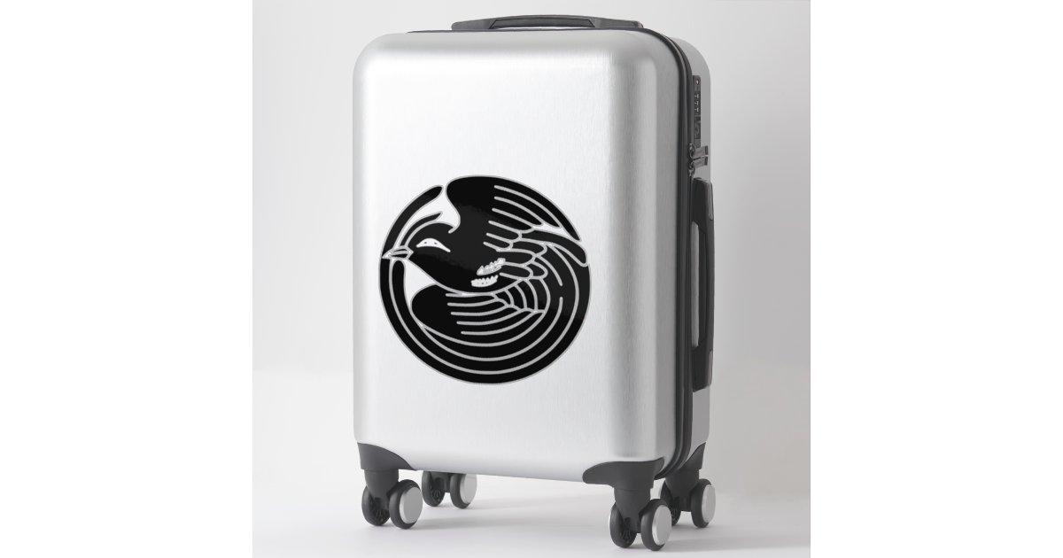 Black bird transparent sticker | Zazzle