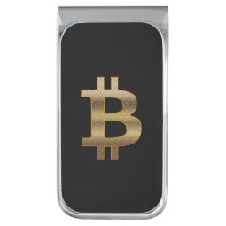 Black Bitcoin Money Clip | Zazzle