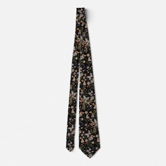 Black Boho Neck Tie | Zazzle