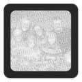 Black Border Photo Sticker | Zazzle