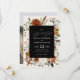 Black botanical rustic photo elegant wedding save the date | Zazzle