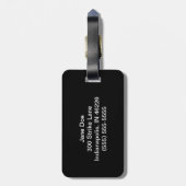 Black Bowling Bag Tag | Zazzle