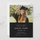 Black Calligraphy Graduate Graduation Party Invitation | Zazzle