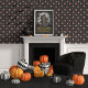 Black Candy Corn Halloween Wallpaper | Zazzle