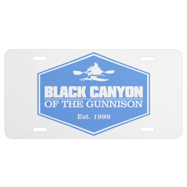 Black Canyon of the Gunnison NP 3 License Plate | Zazzle