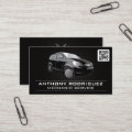 Black Car | QR Code | Auto Services | Wrenches Business Card | Zazzle