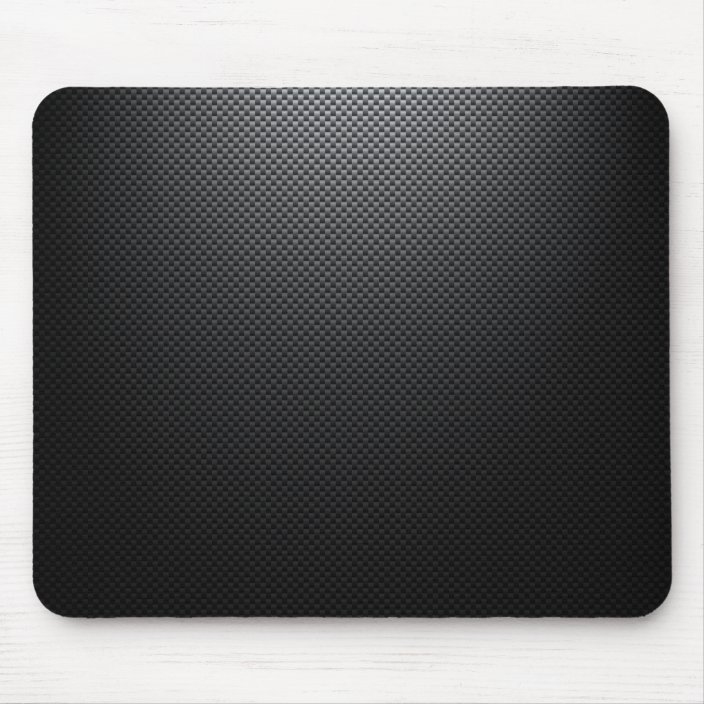 Black carbon fiber patterned mouse pad | Zazzle.com
