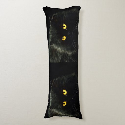 Black Cat Body Pillow | Zazzle