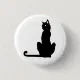 Black Cat Button | Zazzle