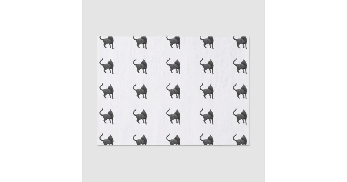 Black Cat Tissue Paper | Zazzle