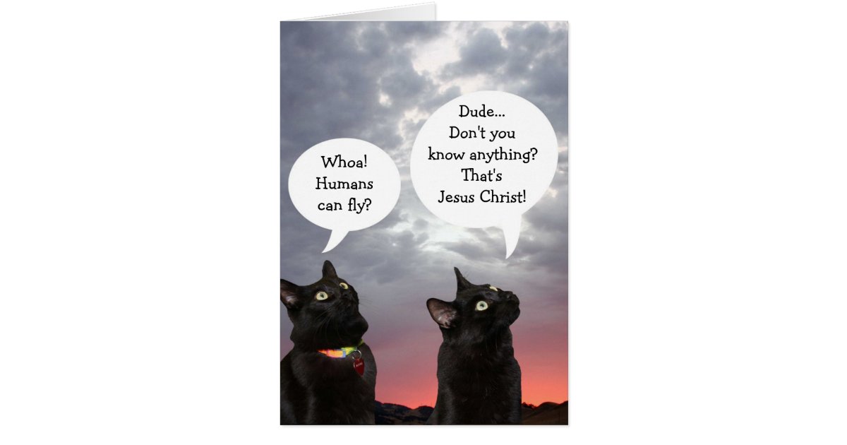 Black Cats Easter Card | Zazzle.com