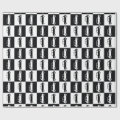 Black Checkerboard Mini Cooper Wrapping Paper | Zazzle