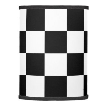 Black Checkered Lamp Shade | Zazzle