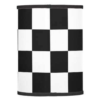 Black Checkered Lamp Shade | Zazzle