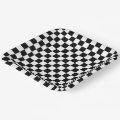 Black Checkered Paper Plates | Zazzle
