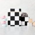 Black Checkered Wrapping Paper | Zazzle