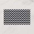 Black Chevron Business Card | Zazzle