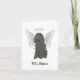 Black Cocker Spaniel Dog Sympathy Memorial Card | Zazzle