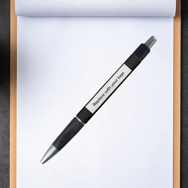 Black corporate business logo pen | Zazzle