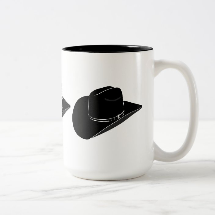Black cowboy hat coffee mug | Zazzle.com